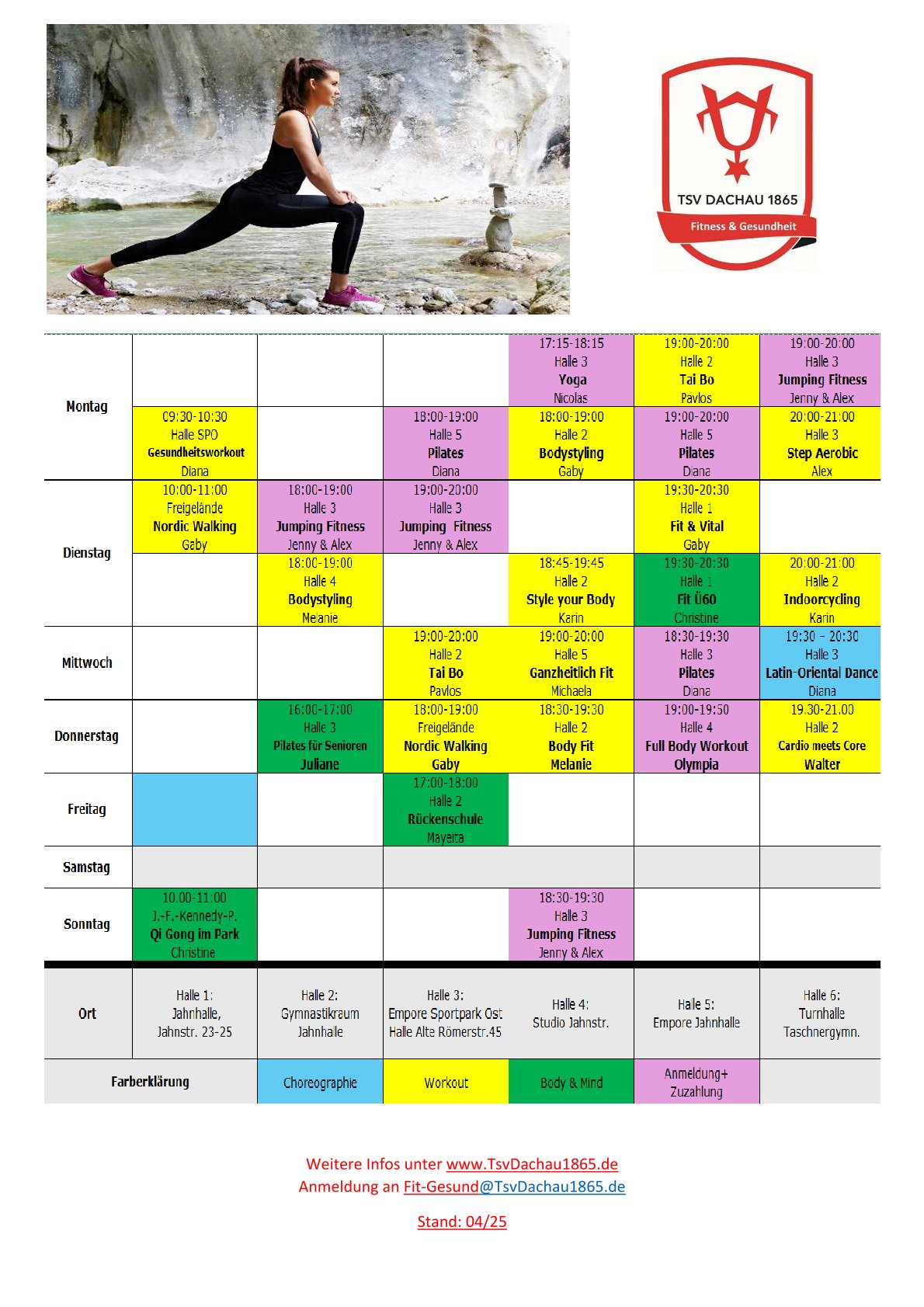 Fitness & Gesundheit Training – Turn- und Sportverein Dachau 1865 e.V.